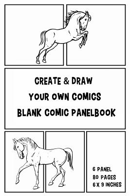 Create & Draw Your Own Comics Blank Comic Panelbook: Small Size 6x9 ...