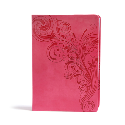 CSB Super Giant Print Reference Bible, Pink Leathertouch, Indexed by ...